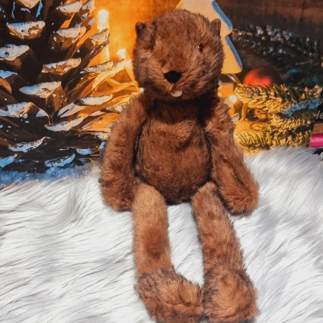 NEW JELLYCAT WOODLANDER Beaver Retired Rare Soft Toy Brown f £69.99 ...
