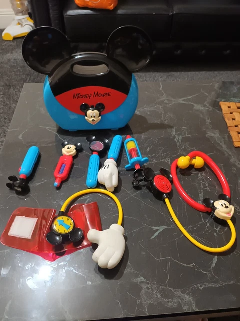DISNEY STORE MICKEY MOUSE CLUBHOUSE Doctor Nurse Set Medical Kit ...