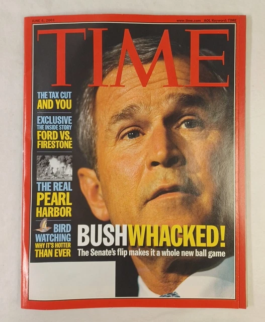 TIME MAGAZINE JUNE 4 2001 Vol 157 No 22 George Bush Bushwhacked £9.41 ...