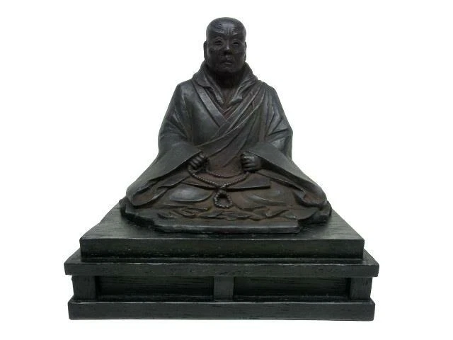 JAPANESE, JAPAN, HIGH priest. Jodo Shinshu,Shinran,statue Buddha ...