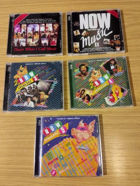 NOW THAT'S WHAT I Call Music CD Bundle Numbers 1, 2, 3, 4, 5 £4.99 ...
