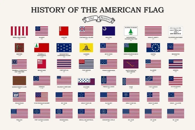 FLAGS OF THE United States Chart Classroom Poster 24x36 £12.83 ...