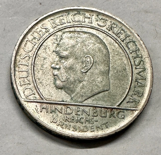 3 REICHSMARK 1929 G Schwurhand Weimarer Republik Jaeger 340 Weimar EUR ...