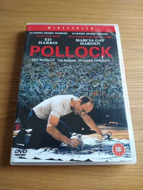 JACKSON POLLOCK (DVD, 2000) Artist Lee Krasner Ed Harris Marcia Gay ...
