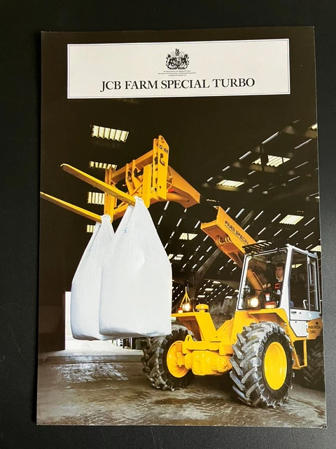 JCB LOADALL FARM SPECIAL TURBO TRACTOR BROCHURE AGRICULTURE 80s MODEL ...