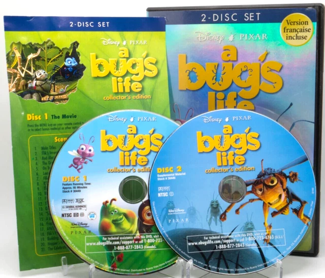 A BUG’S LIFE 2 Disc Set Collectors Edition (DVD, 1998) $12.99 - PicClick CA
