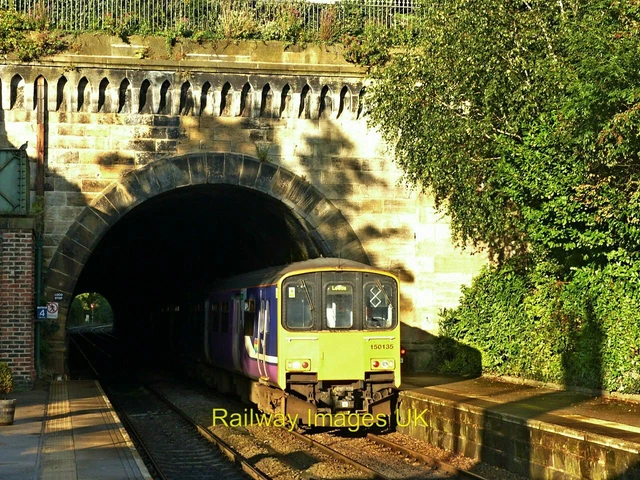 RAILWAY PHOTO CLASS 150 DMU 12x8 (A4) Train from York arriving at ...