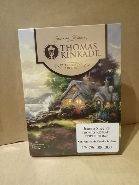 THOMAS KINKADE PAPER craft CD 3 Disc set - Joanna Sheen - New Sealed ...