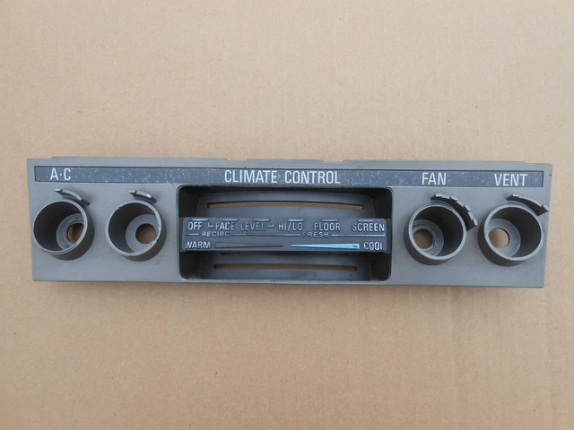 XD XE Ford Falcon Dash Climate Conrol / Heater Control Fascia Panel $30 ...