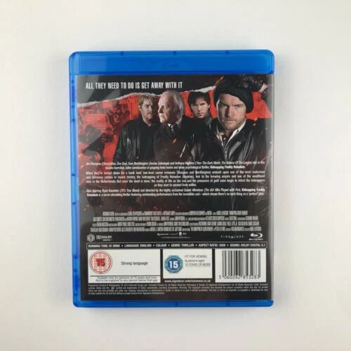 KIDNAPPING FREDDY HEINEKEN Blu-ray (2015) Anthony Hopkins Quality ...