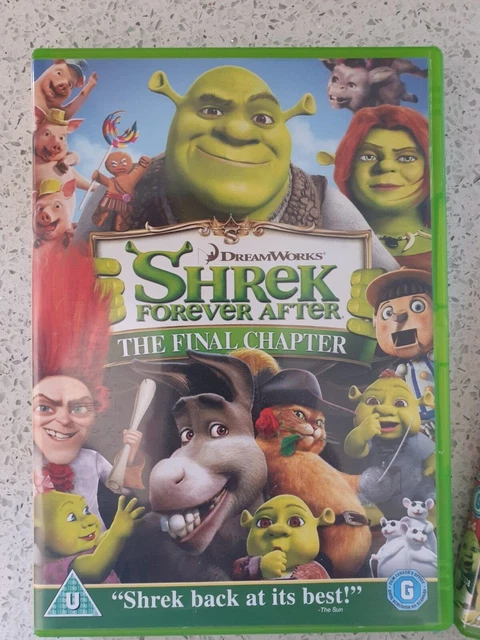 SHREK DVDS - Shrek the Third and Shrek The Final Chapter - Great Family ...