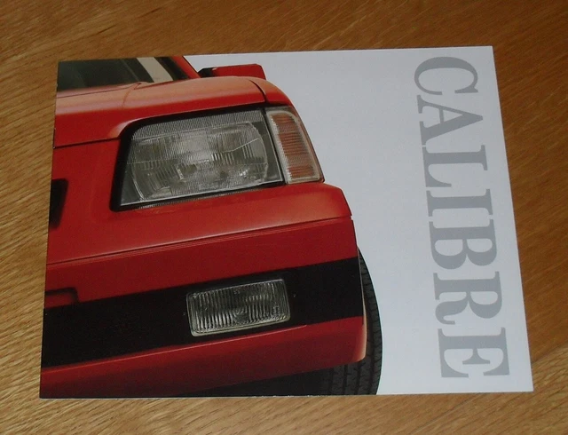 VAUXHALL CAVALIER CALIBRE Brochure 1987-1988 - Irmscher Tickford ...