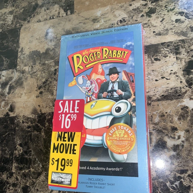 WHO FRAMED ROGER Rabbit VHS Exclusive Video Bonus Edition DISNEY RARE ...