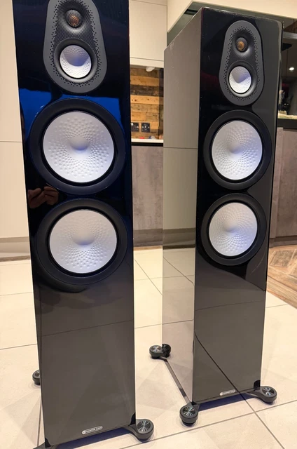 NEW MONITOR AUDIO Silver 500 7G Audiophile Floor Standing Speakers ...