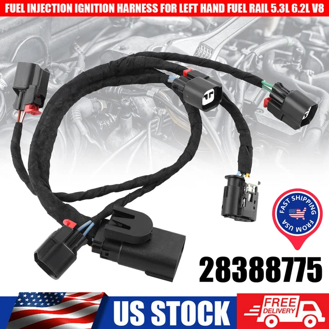 FUEL INJECTION IGNITION Harness 28388775 For Left Hand Fuel Rail 5.3L 6 ...