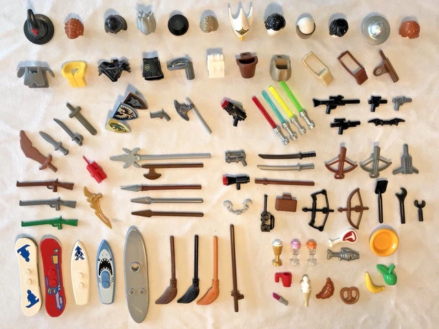 LEGO MIXED MINIFIGURE Accessories x 50 - Job Lot Bundle Star Wars Harry ...