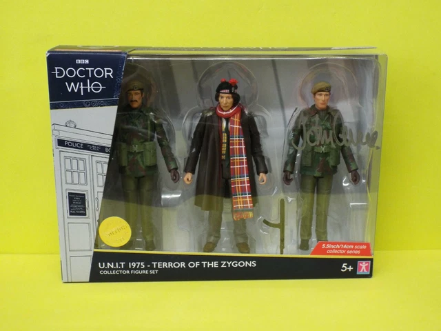 DOCTOR WHO UNIT -1975 Terror of the Zygons action figure signed £65.00 ...