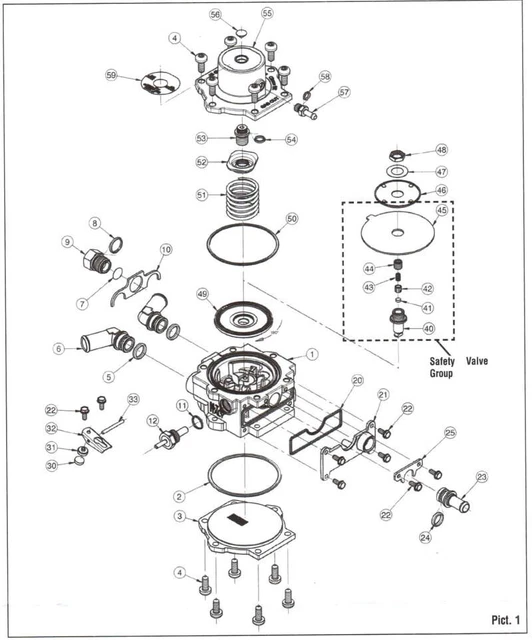 KIT ORIGINAL BUSTA Revisione Polmone GPL Impianto BRC Genius MB 1500 ...