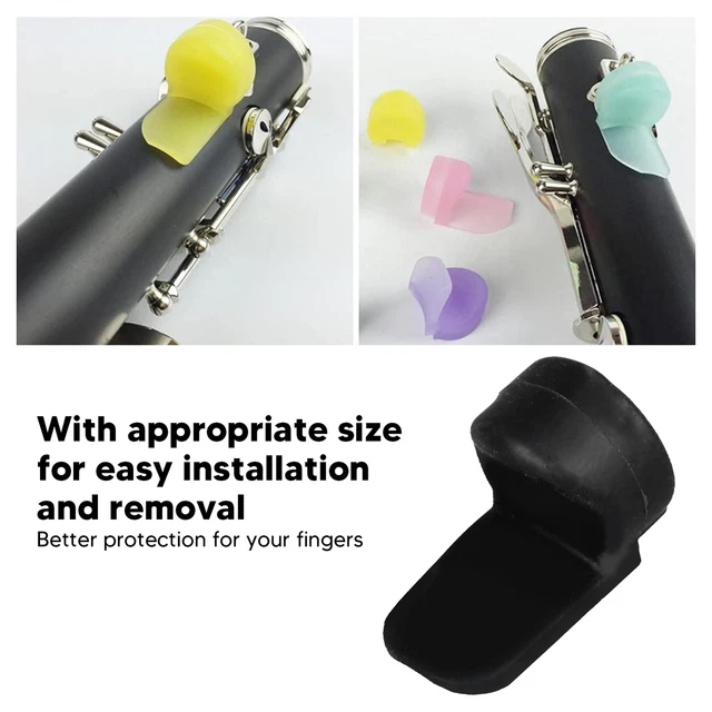 (SILICA GEL 2)CLARINET Oboe Thumb Rest Silicone Finger Rest Cushion ...