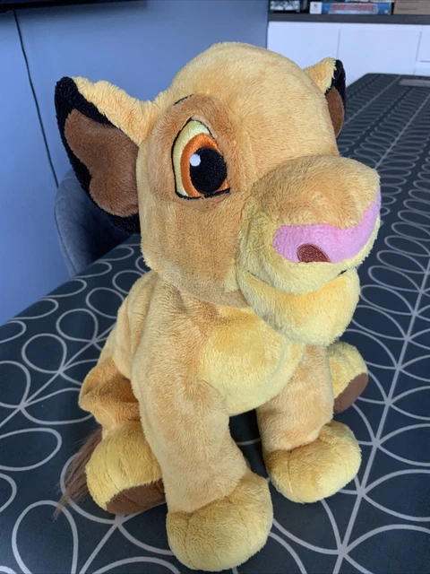 DISNEY LION KING Simba Soft Cuddly Toy Plush Walt Disney Store ...