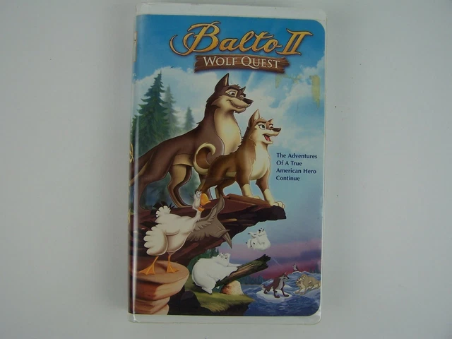BALTO II : Wolf Quest VHS version étui à clapet sur bande vidéo EUR 5 ...