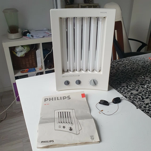 PHILIPS HB181A HOME Solaria Facial Tanning Sun Solarium Lamp Face ...