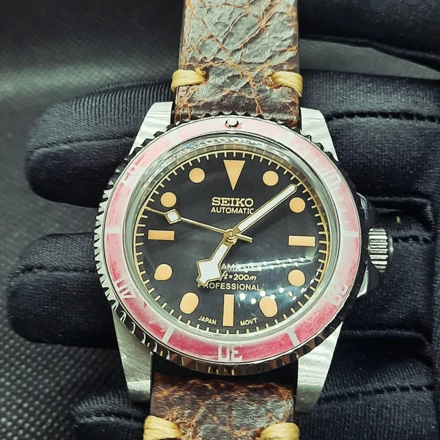 OROLOGIO UOMO SEIKO Mod. Vintage Automatico Customizzato 39mm EUR 159 ...