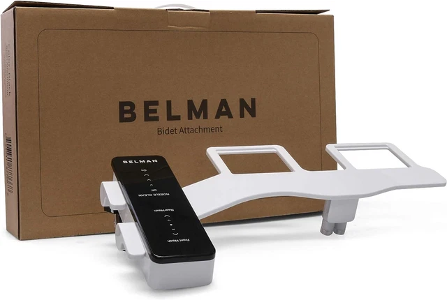BELMAN CLASSIC BIDET Toilet Attachment - Clean Water Sprayer, Black $16 ...