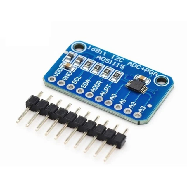 ADS1115 I2C IIC 16 Bit 4 Channel I2C ADC Module Analog to Digital ...