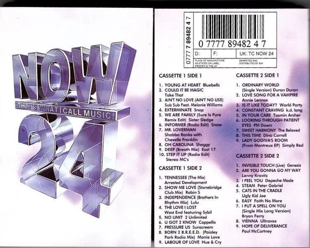 NOW THAT'S WHAT I Call Music 24 : Various : Cassette tape £7.00 ...