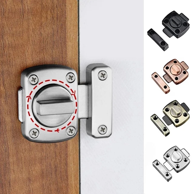 DOOR LOCK DOOR Bolt Sliding Gate Toilet Door WC 1x Anti-theft Bathroom ...