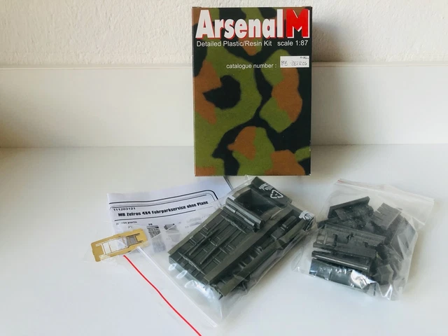 ARSENAL M - Bausatz - Plastic / Resin Kit MB Zetros 4x4 Fuhrparkserv. o ...