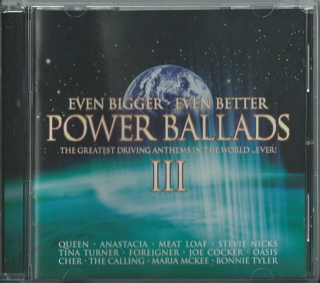 POWER BALLADS III 2004 Eu 2Xcd Queen Oasis Meat Loaf Journey Foreigner ...