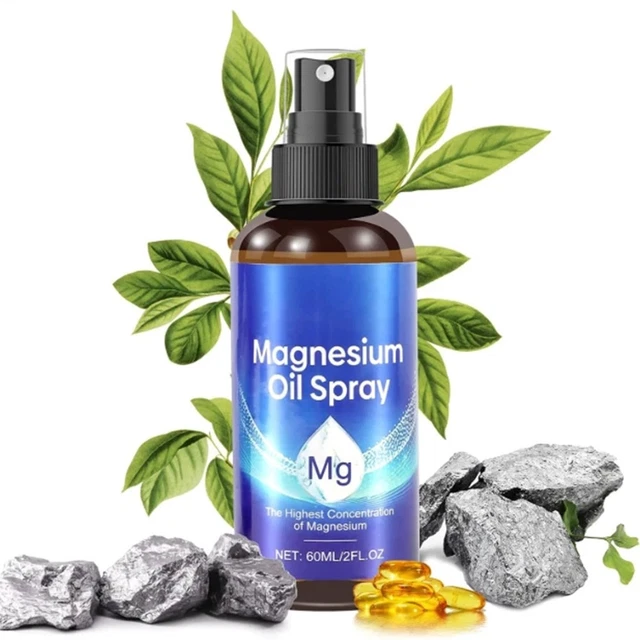 PURE MAGNESIUM OIL Spray - 100% Pure & Natural Magnesium Oil Spray £7. ...