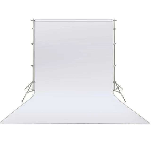 WHITE SCREEN PURE Muslin Backdrop Background for Photo Studio 6.56ft ...