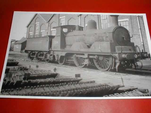 LOCO PHOTO LSWR SR BR 0-4-2 CLASS A12 No 634 £1.50 - PicClick UK