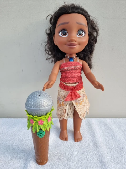 DISNEY MOANA INTERACTIVE Singing & Talking Doll With Microphone ...