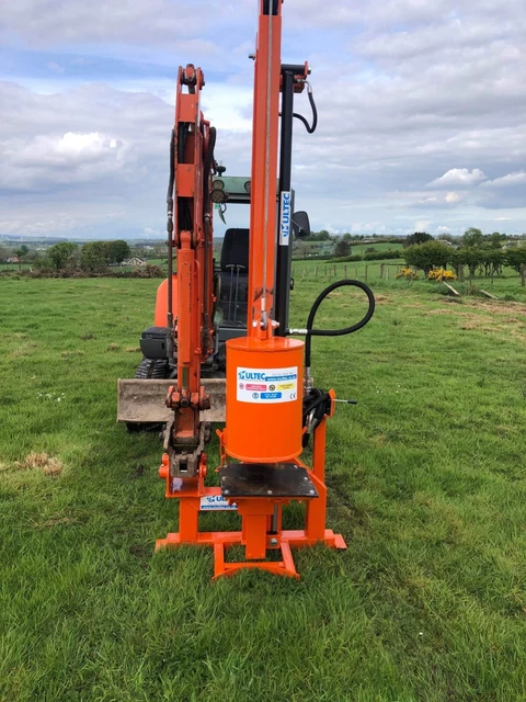 MULTEC MINI-DIGGER PD1 Post Driver (Excavator Post Knocker Banger ...