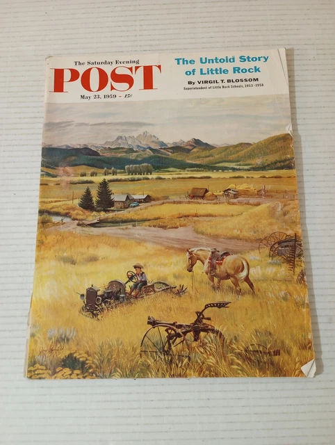 THE SATURDAY EVENING Post May 23 1959 The Untold Story Of Little Rock £ ...