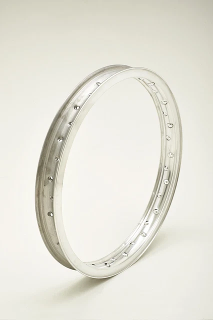 ALUMINIUM WHEEL RIM border H vintage classic motorcycles WM2 1,85 x 21 ...