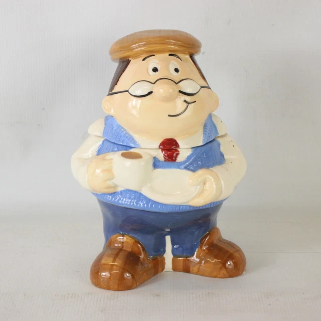 TETLEY TEA FOLK Gaffer Cookie Jar Kimm & Miller - EHB £14.99 - PicClick UK