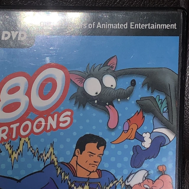 180 CARTOONS VINTAGE 4 Disc Superman Popeye Cinderella Wizard Of Oz ...