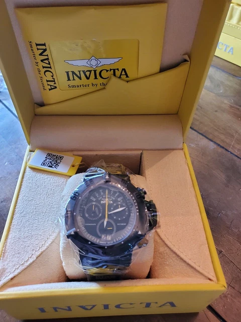 INVICTA MENS WRISTWATCH Chronograph 500MT W/R Model # 10185 Subaqua ...