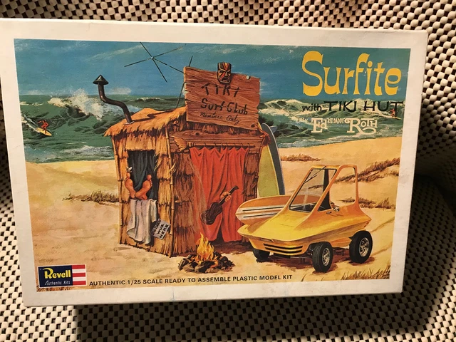 VINTAGE 1993 REVELL Ed Big Daddy Roth Surfite w/ Tiki Hut Model Kit $19 ...