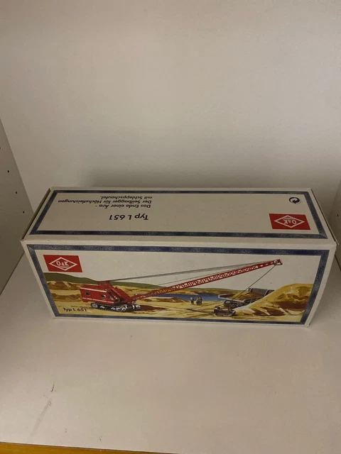 NZG O&K L651 track excavator 1:50 scale EUR 390,00 - PicClick FR