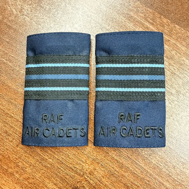 RAF AIR CADETS Rafac Officer Rank Slides - Pair - Flight Lieutenant ...