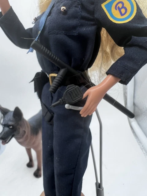 RARE VINTAGE BARBIE & Ken Career Collection Police Officer 1993 W/ K-9 ...