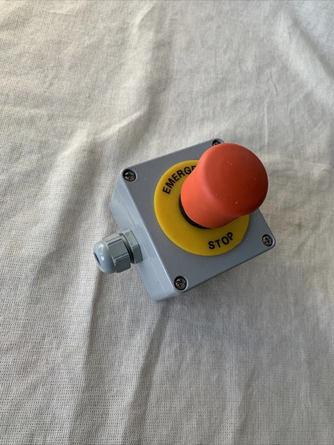 HALLOWEEN PROP Emergency Stop button $5.00 - PicClick