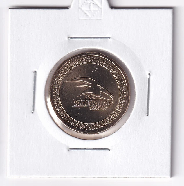 AUSTRALIAN: 2023 $1 Afl Team Adelaide Crows Unc Coin In 2X2 Holder ...