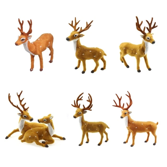 CREATIVE CHRISTMAS ELK Ornament Simulation Restaurant Bar Table ...